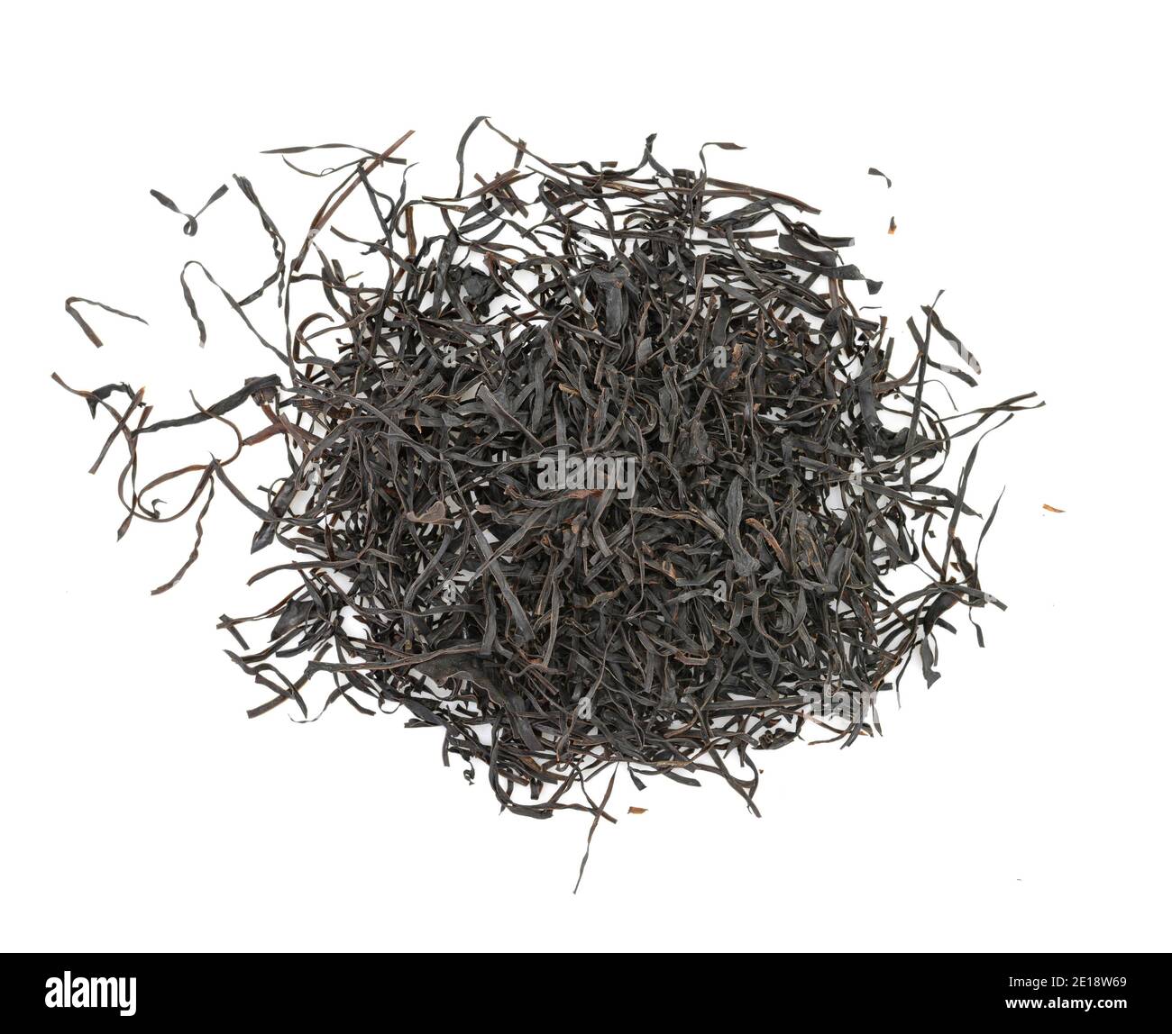 Arame. Dry seaweed isolated on white background. Sea vegetable Stock ...