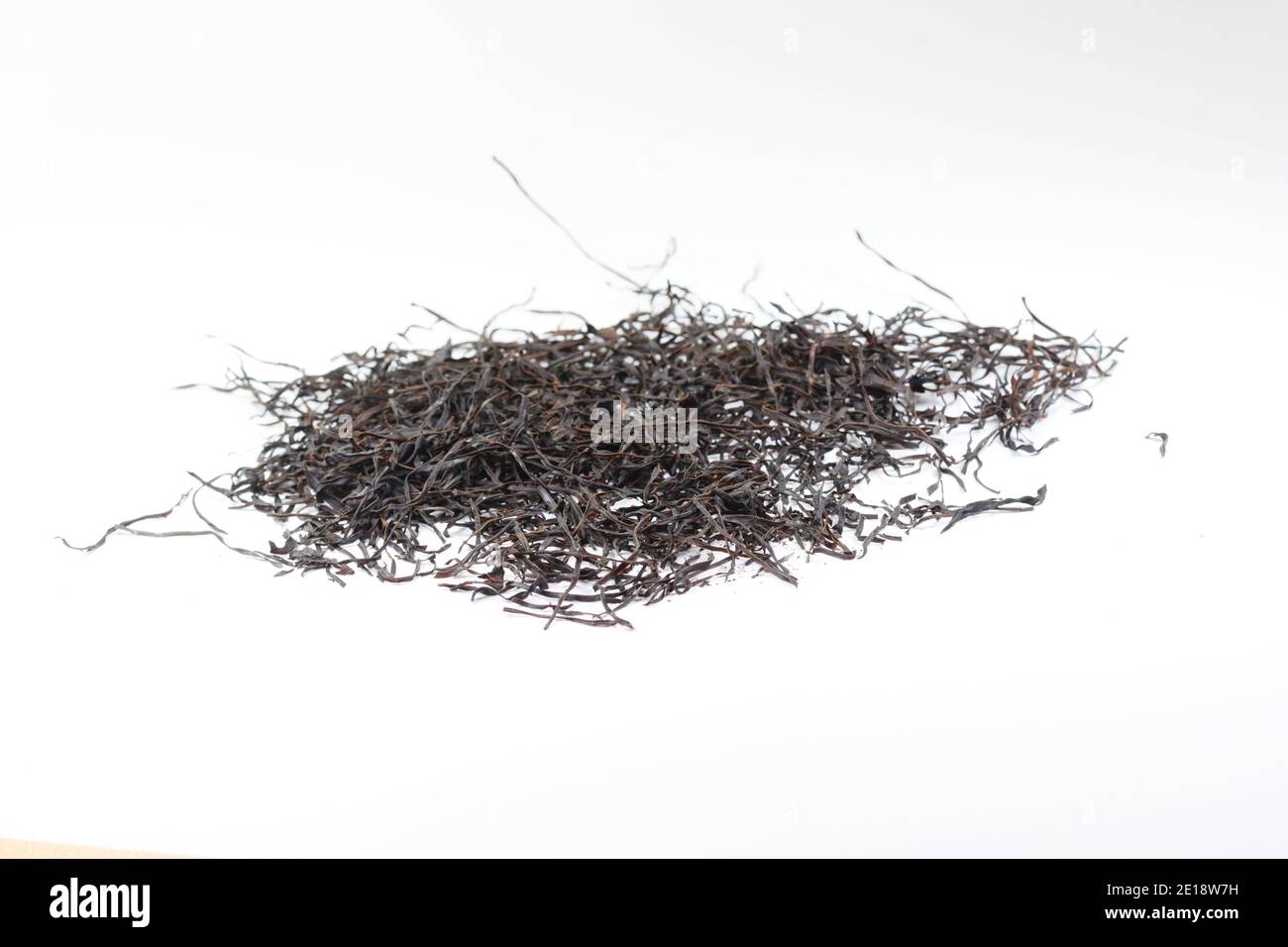 Arame. Dry seaweed isolated on white background. Sea vegetable Stock ...