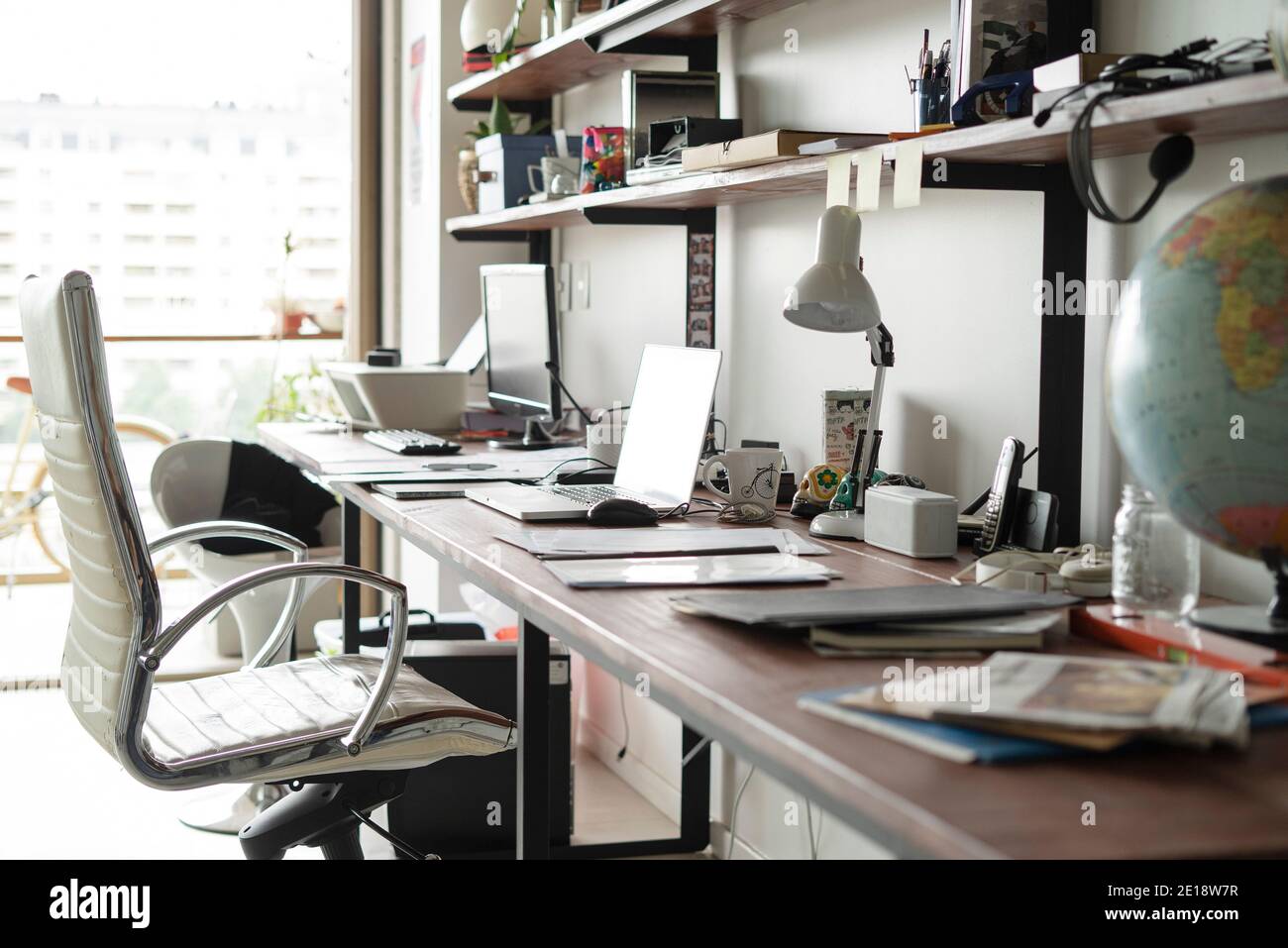 View of interior of office Stock Photo - Alamy