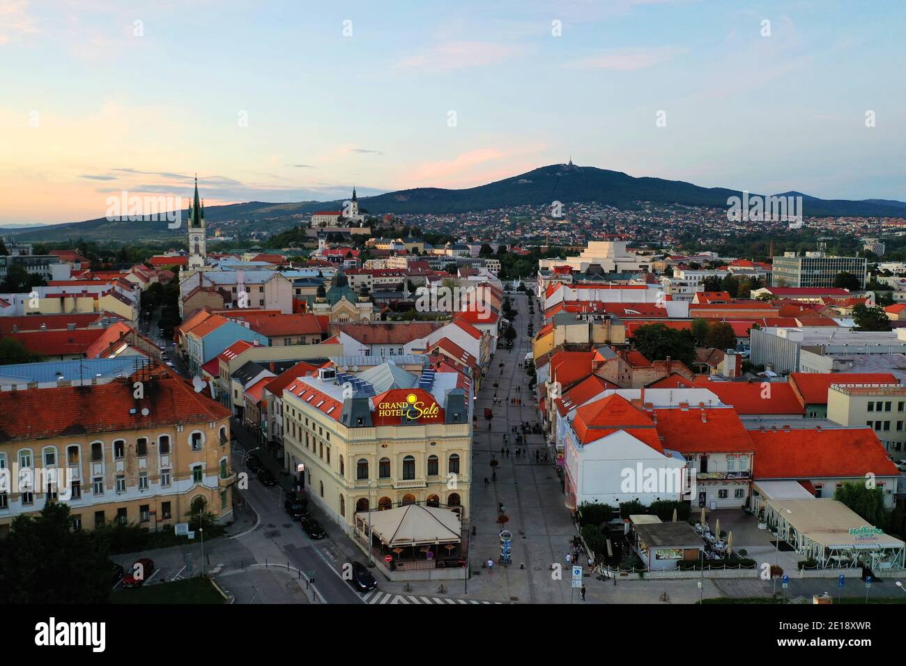Aerial view of the city of Nitra in Slovakia Stock Photo - Alamy