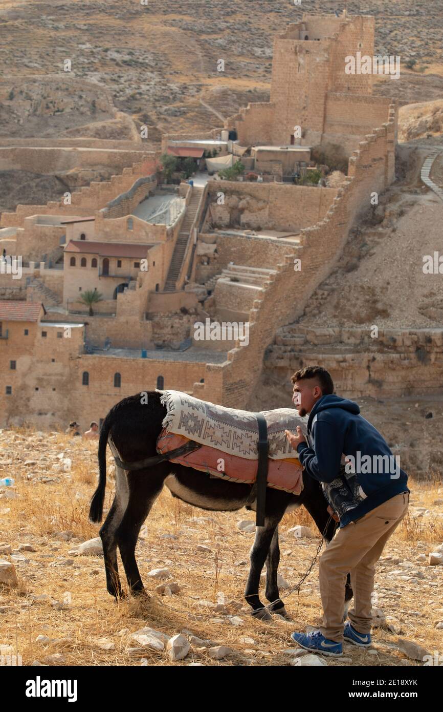 The Holy Lavra of Saint Sabbas, known in Syriac as Mar Saba is a Greek ...