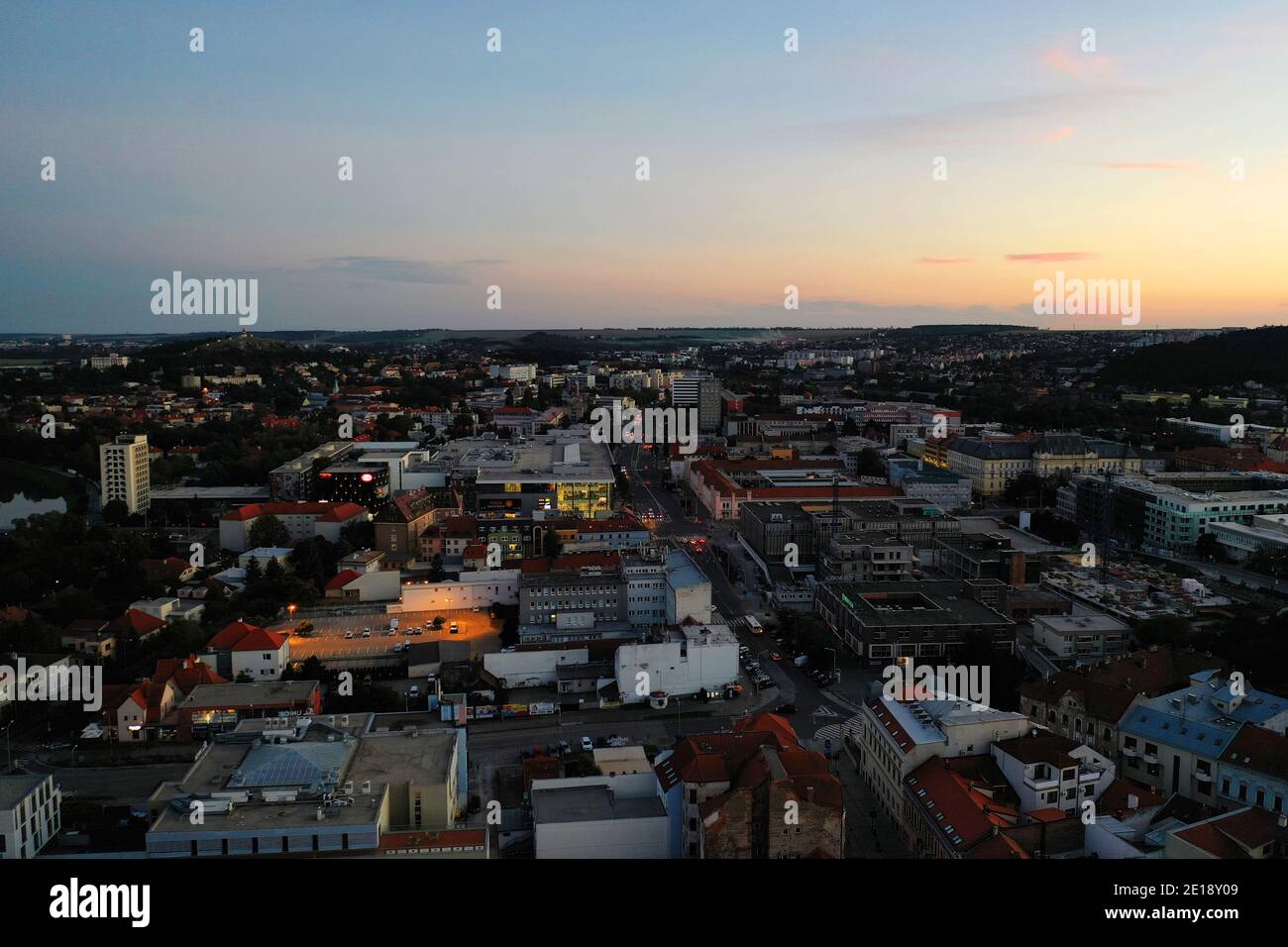 Aerial view of the city of Nitra in Slovakia Stock Photo - Alamy