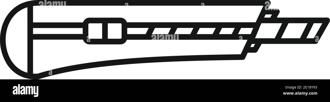 Cutter stanley icon, outline style Stock Vector Image & Art - Alamy