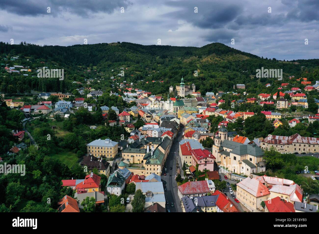 City center banska stiavnica hi-res stock photography and images - Alamy