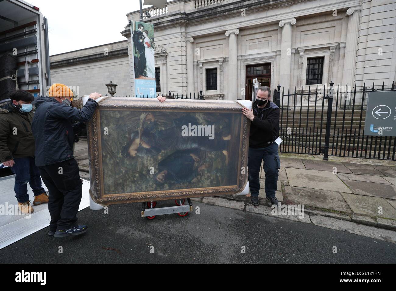 The Beguiling of Merlin by Edward Burne-Jones is carried into the Lady ...