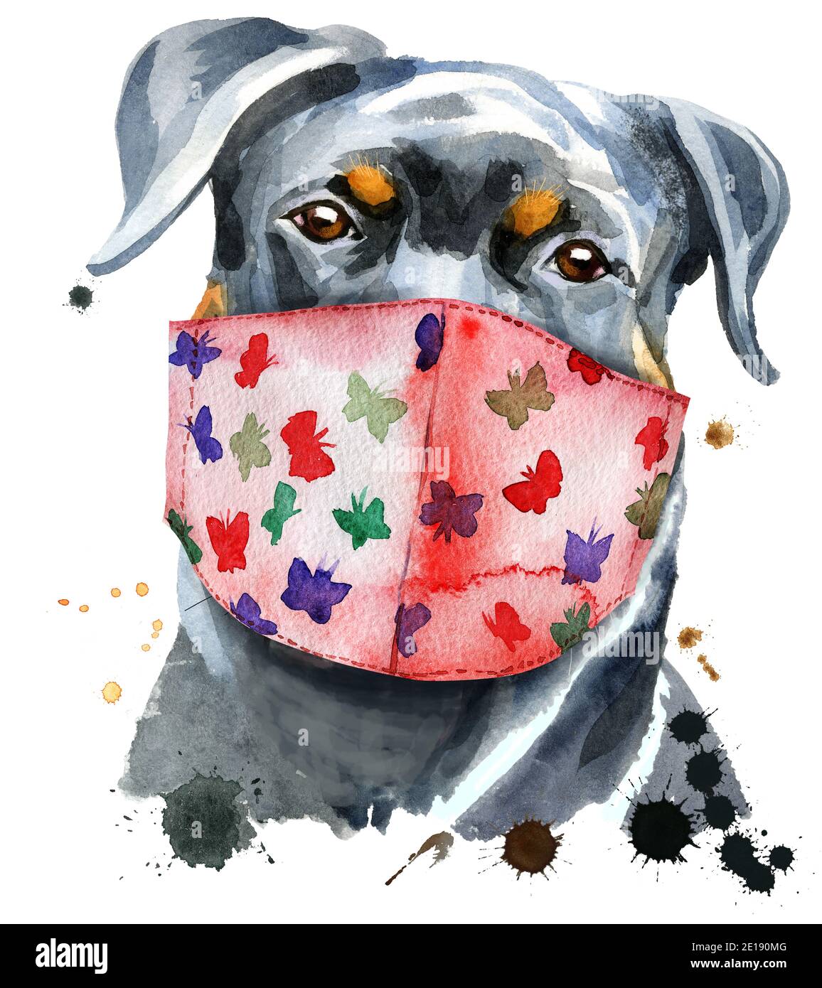 Who Is Under The Mask Of The Rottweiler Dog