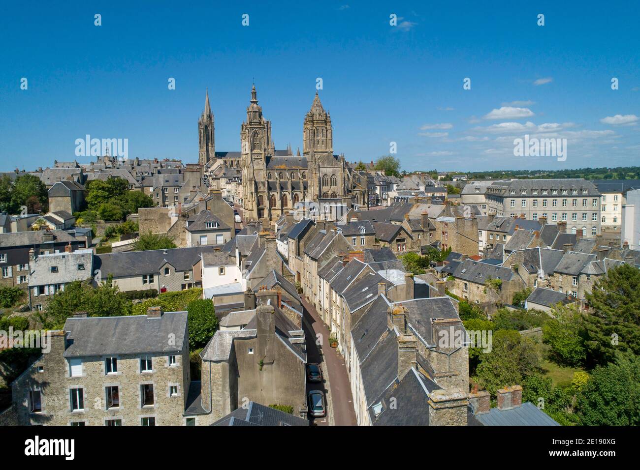 Town centre coutances hi-res stock photography and images - Alamy