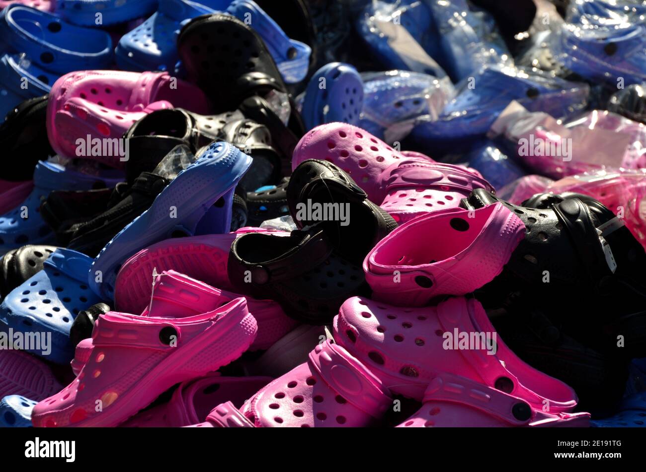 Plastic shoes hi-res stock photography and images - Alamy