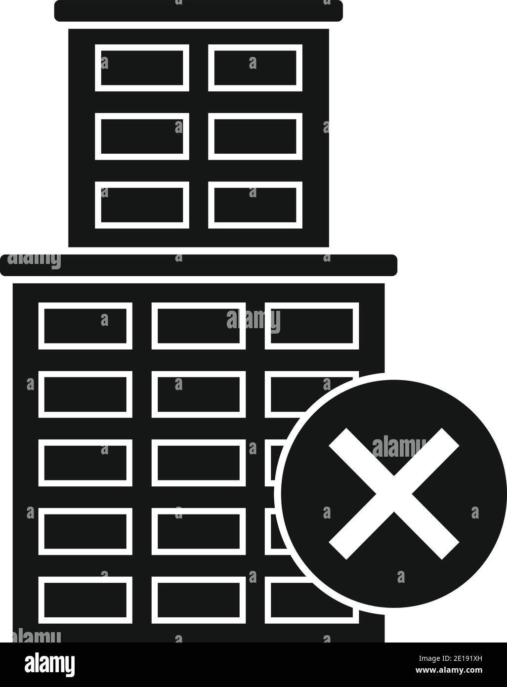 Demolition building icon, simple style Stock Vector Image & Art - Alamy