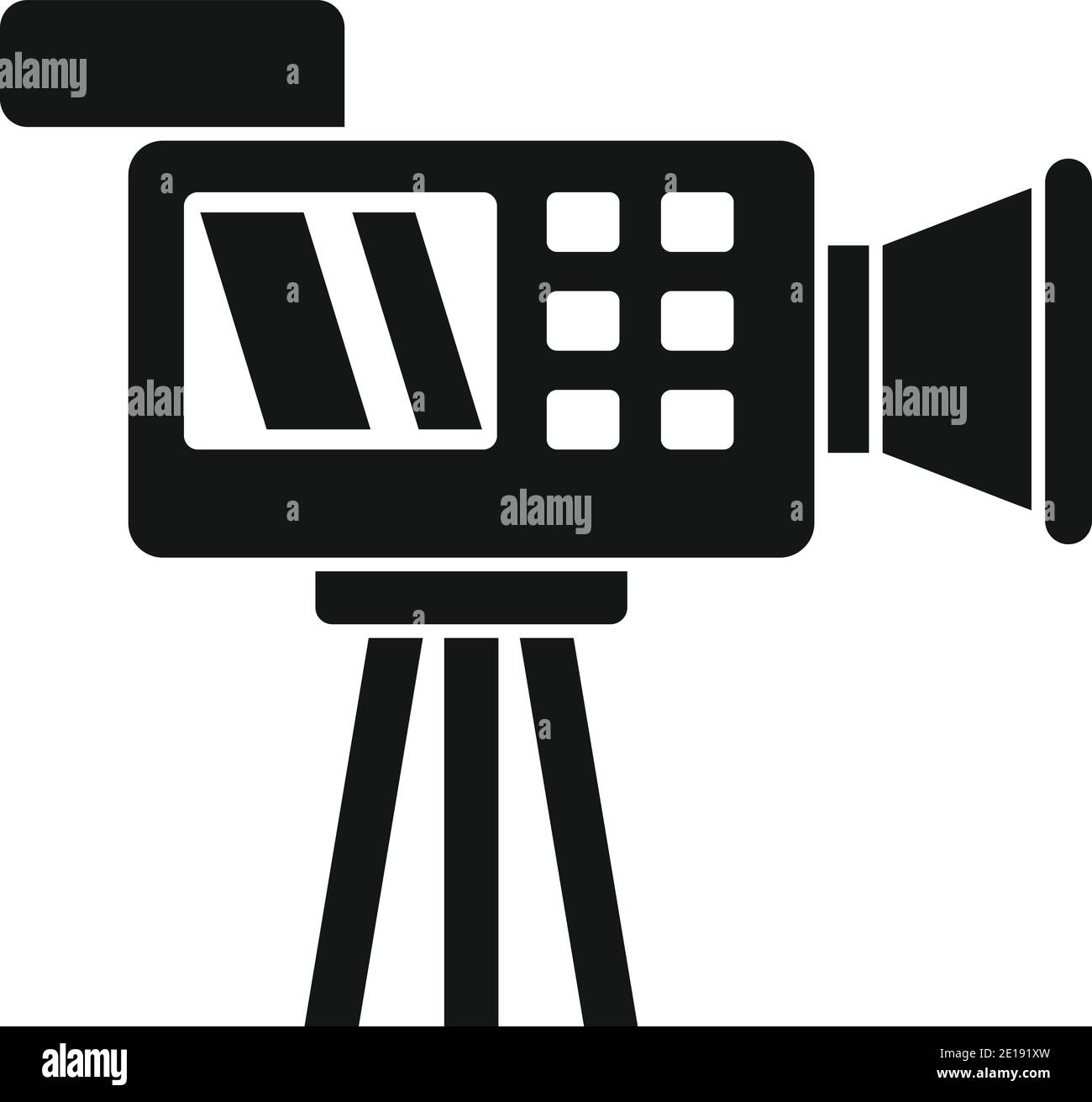 Cameraman video camera icon, simple style Stock Vector Image & Art - Alamy