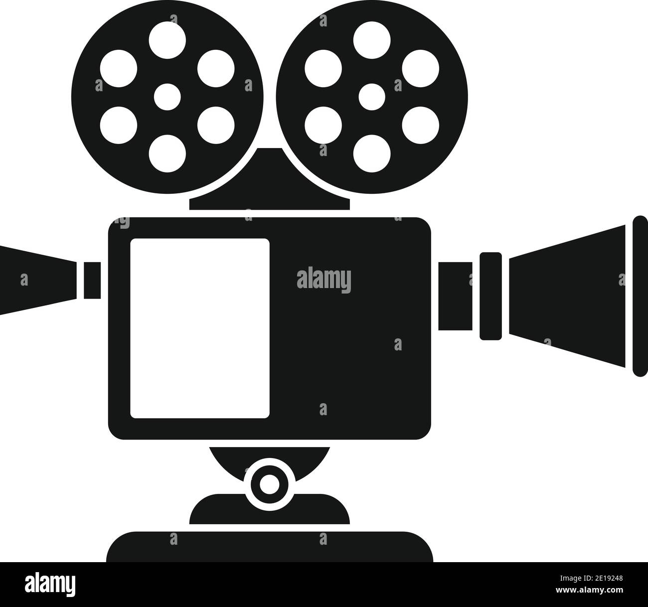 Retro video camera icon, simple style Stock Vector Image & Art - Alamy