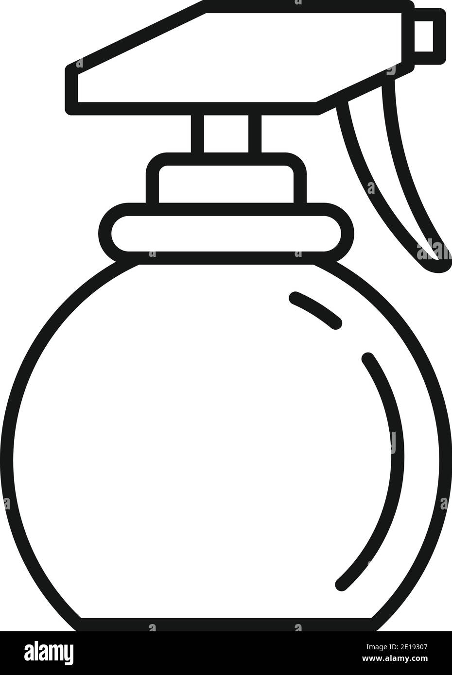 Stylist water spray icon, outline style Stock Vector Image & Art - Alamy