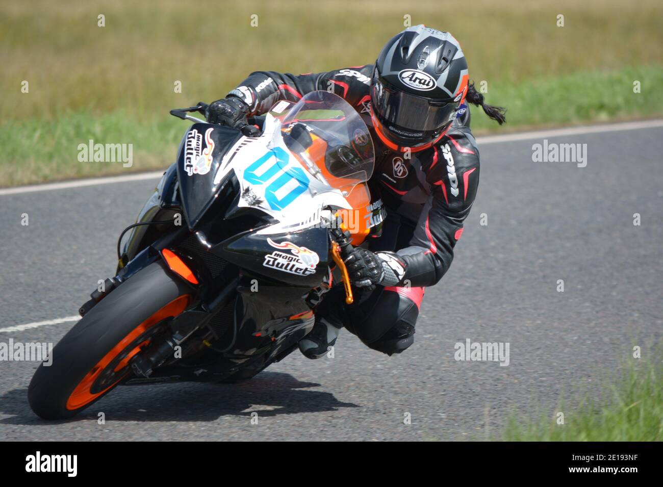 Patricia Fernandez, Rock Bends, Ulster Grand Prix 2018 Stock Photo - Alamy