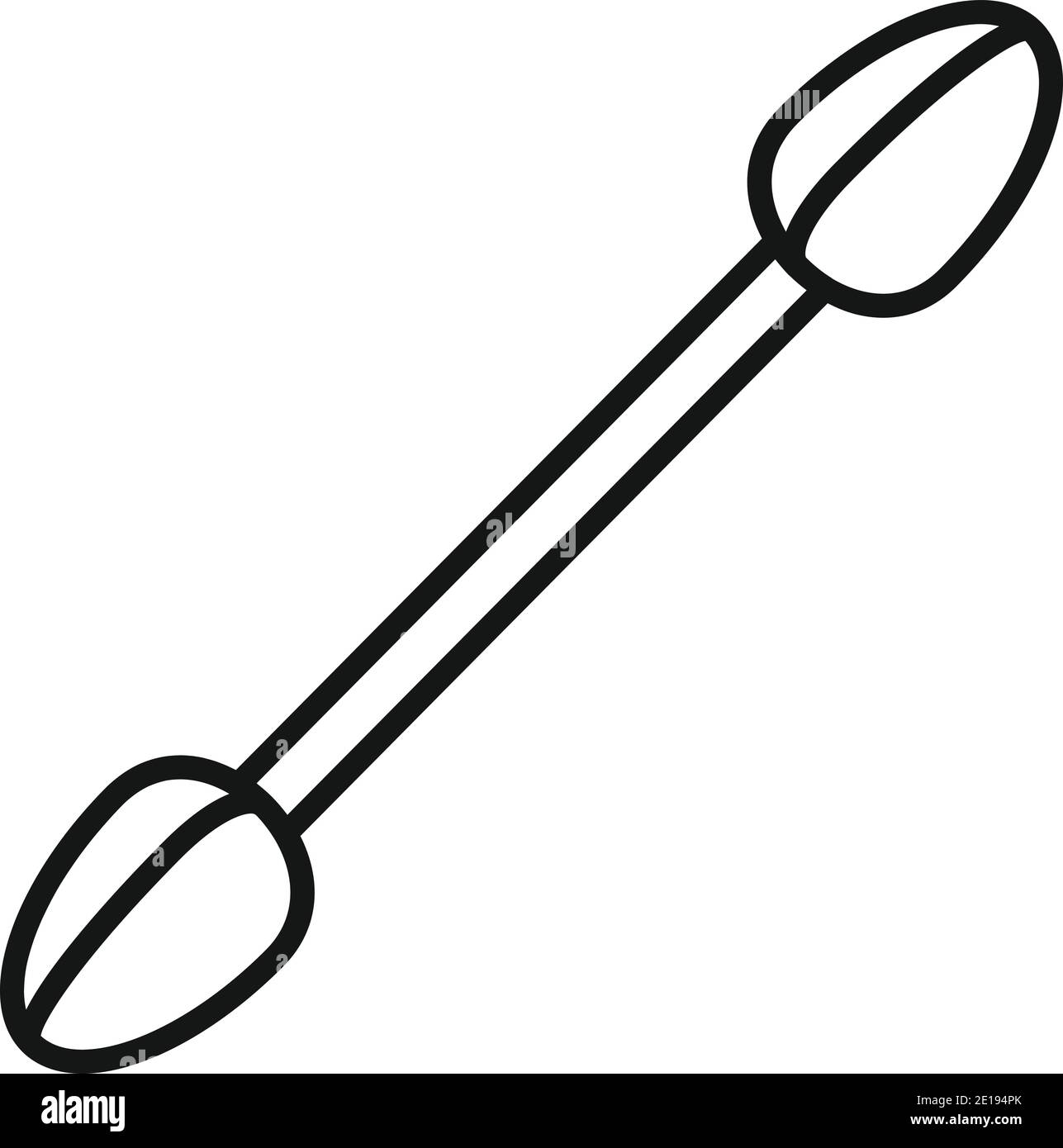 Stick with sponge wash Stock Vector Images - Alamy