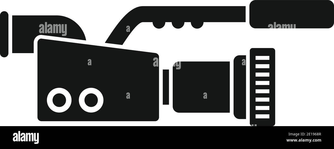 Simple blue camera icon Black and White Stock Photos & Images - Alamy