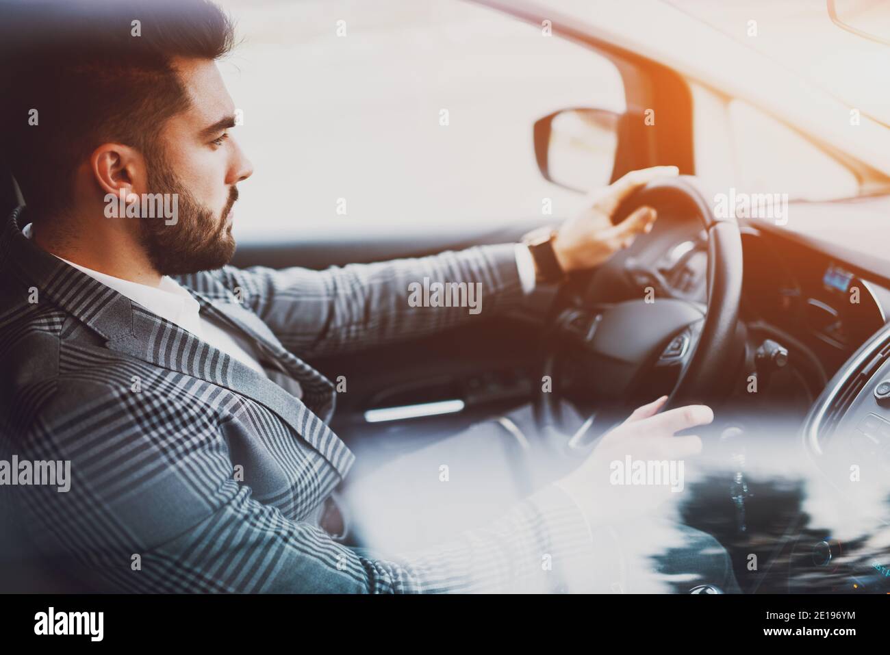 Driving luxury car hi-res stock photography and images - Alamy