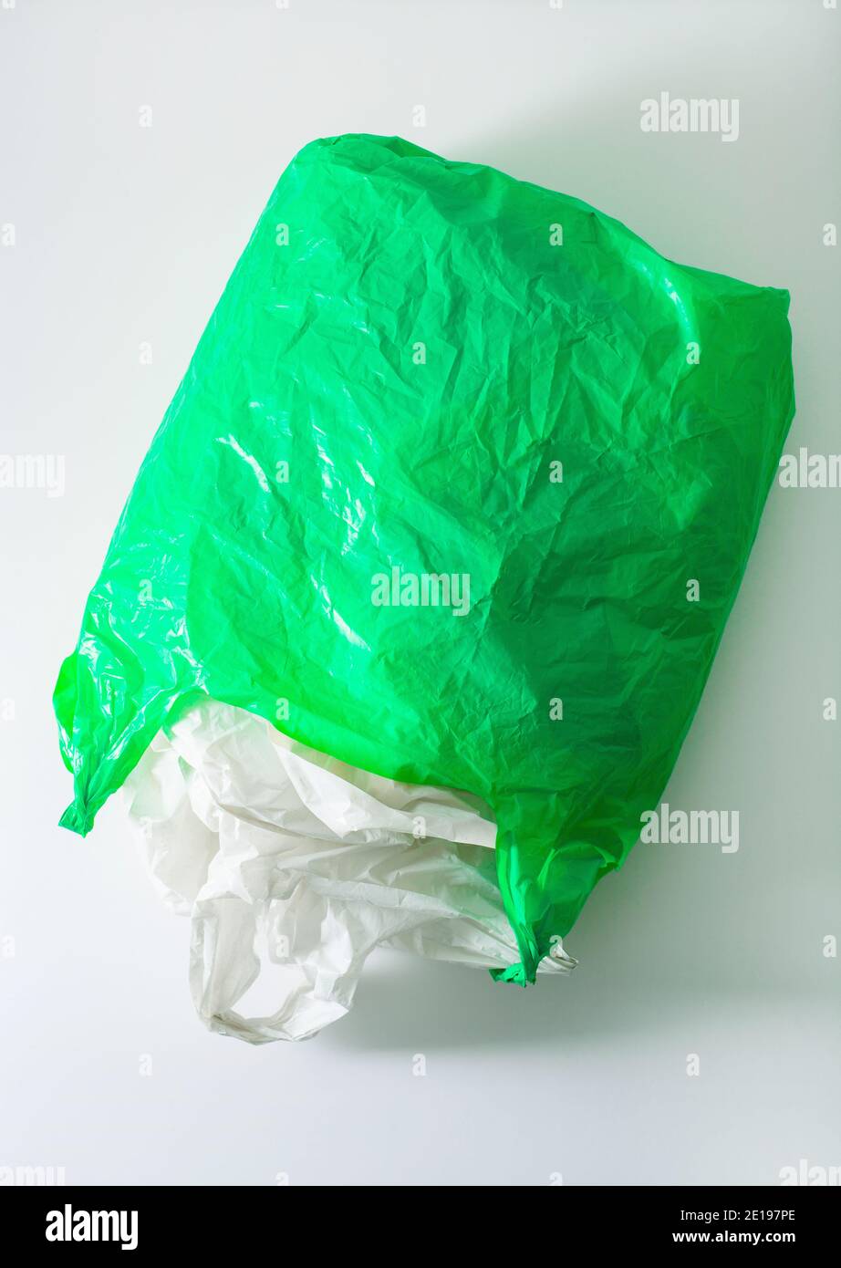 disposable plastic bag, waste, recycling, environmental issues Stock Photo - Alamy