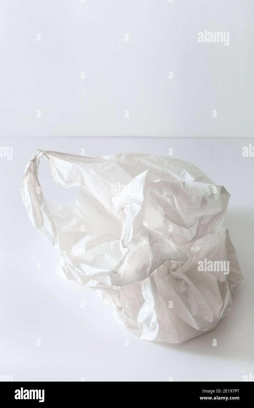 disposable plastic bag, waste, recycling, environmental issues Stock Photo - Alamy