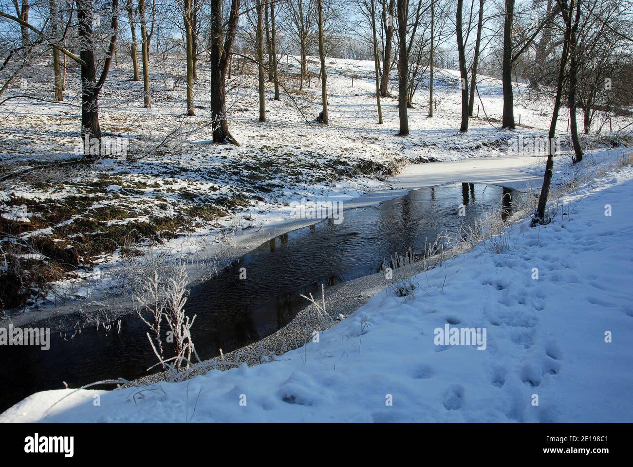 River Witham Walk at Little Ponton Hall Stock Photo - Alamy