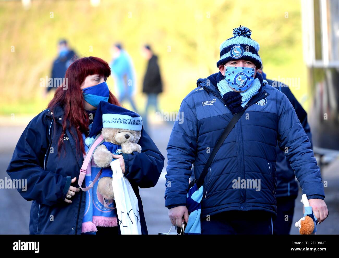 Fans arrive at adams park hi-res stock photography and images - Alamy