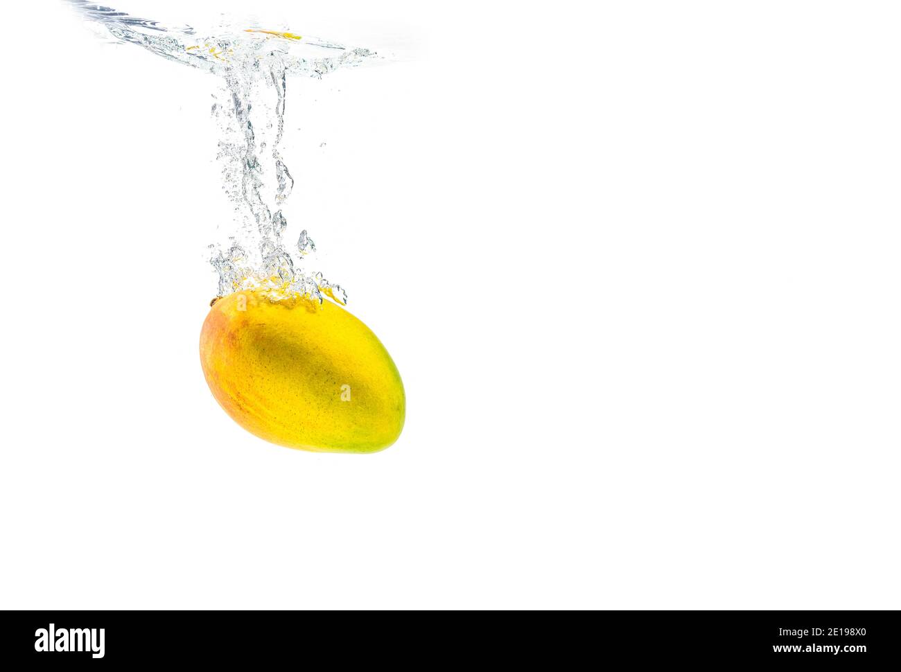 Mango In Water Splash Isolated High Resolution Stock Photography and ...