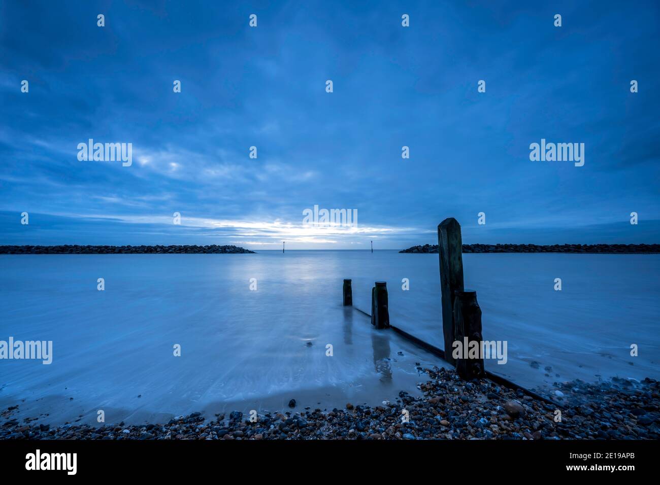 Middleton-on-Sea rocks at sea, West Sussex, UK Stock Photo - Alamy