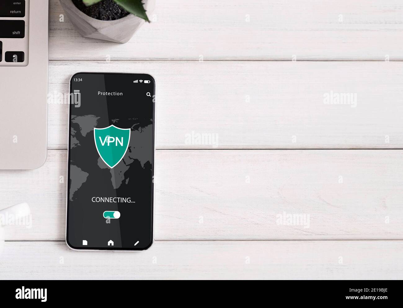 Vpn for laptop hi-res stock photography and images - Alamy