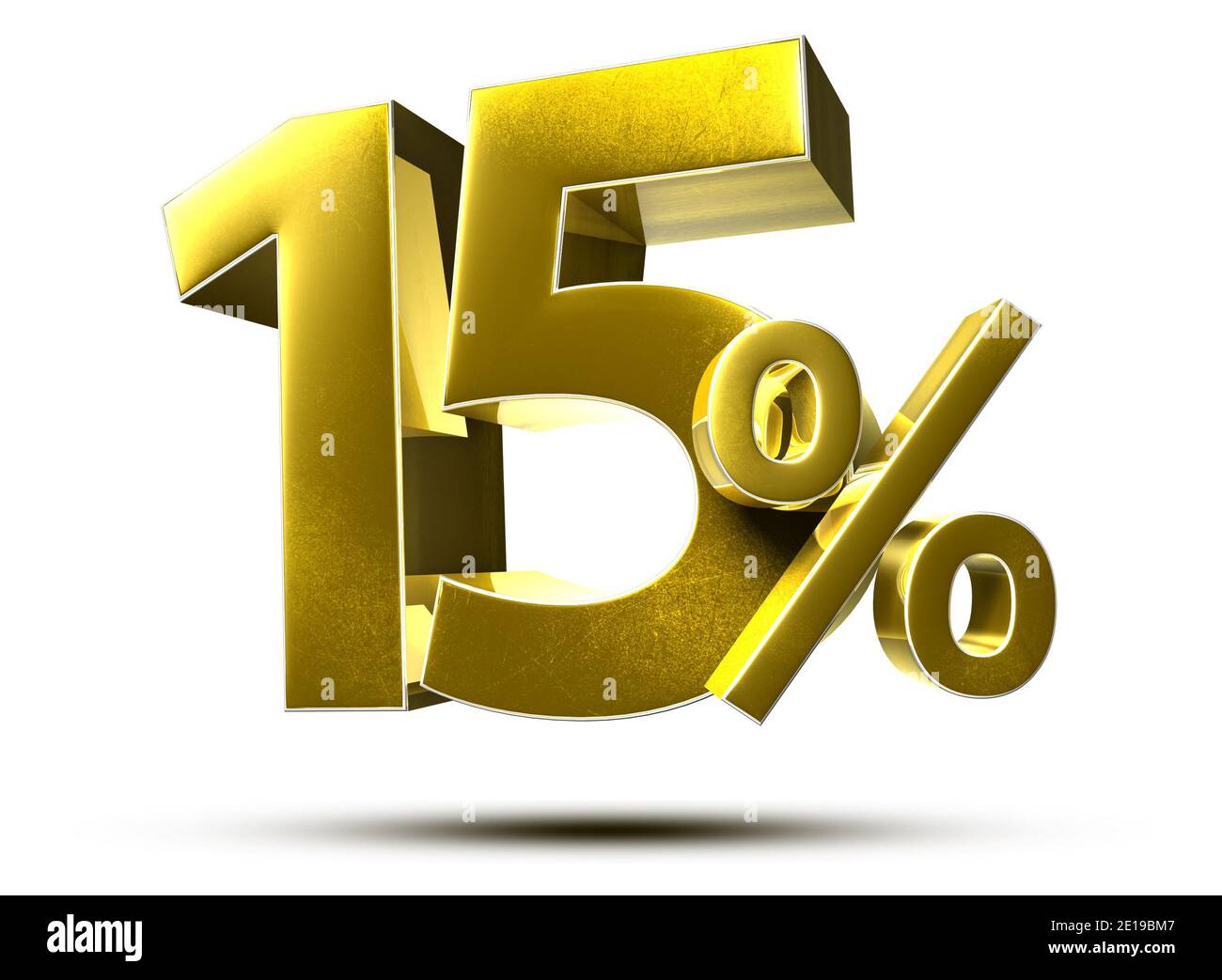 15 percent on white background hi-res stock photography and images - Alamy