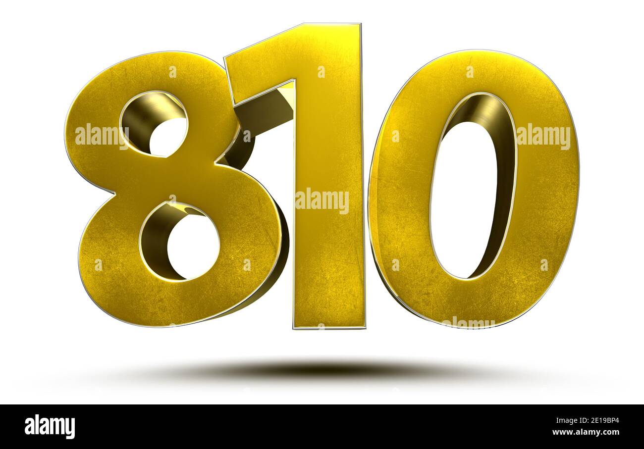 Number 810 Cut Out Stock Images & Pictures - Alamy