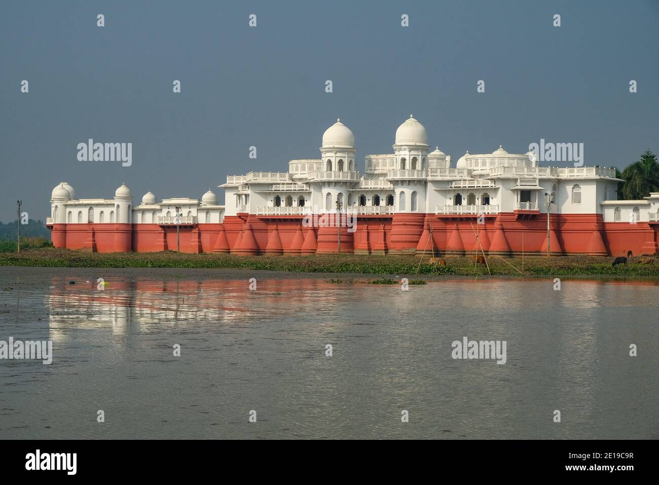 Neermahal Palace located on an islet in Rudra Sagar Lake in Melaghar in ...