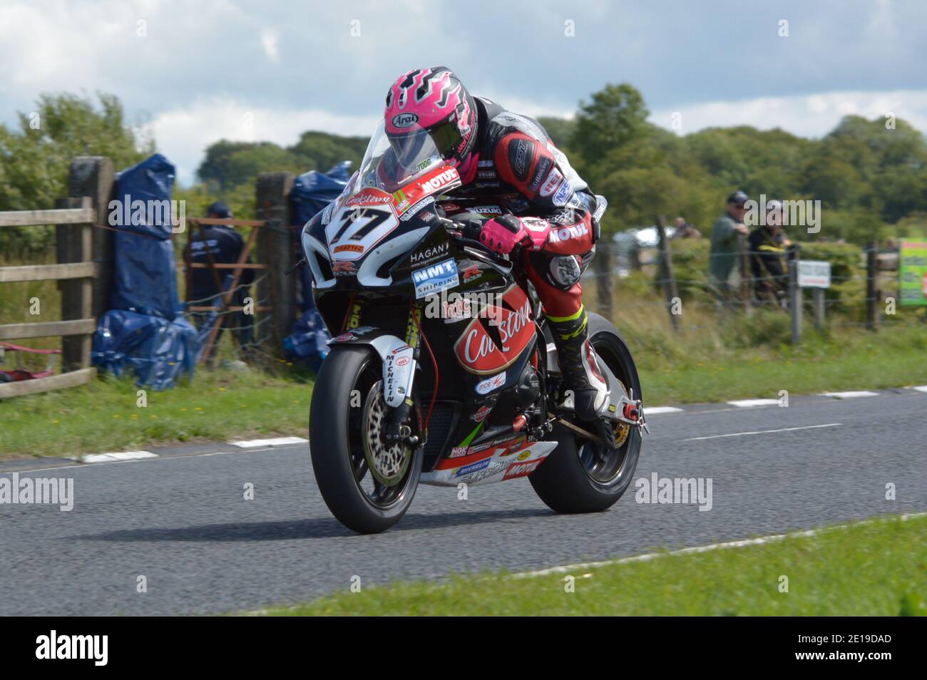 Davey Todd on the Burrows Engineering Racing Suzuki Superbike, Ulster ...