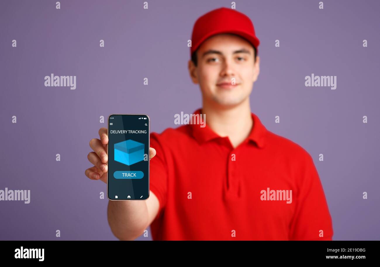 Courier tracking hi-res stock photography and images - Alamy