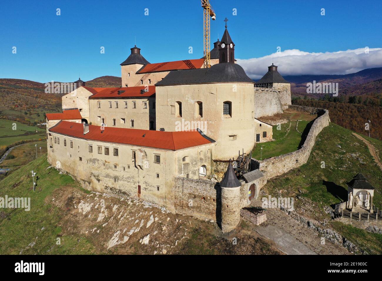 Aerial view of Krasna Horka castle in Slovakia Stock Photo - Alamy