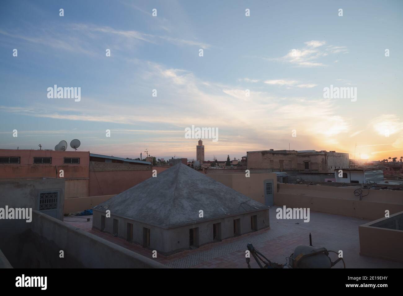 Arabic marrakech roof mosque hi-res stock photography and images - Alamy
