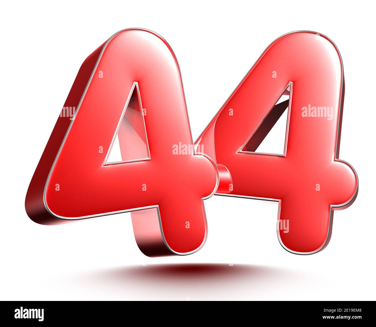 Red Numbers 44 Isolated On White Background Illustration 3D Rendering red-numbers-44-isolated-on-white-background-illustration-3d-rendering