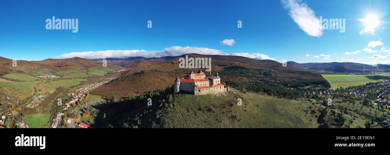 Aerial view of Krasna Horka castle in Slovakia Stock Photo - Alamy