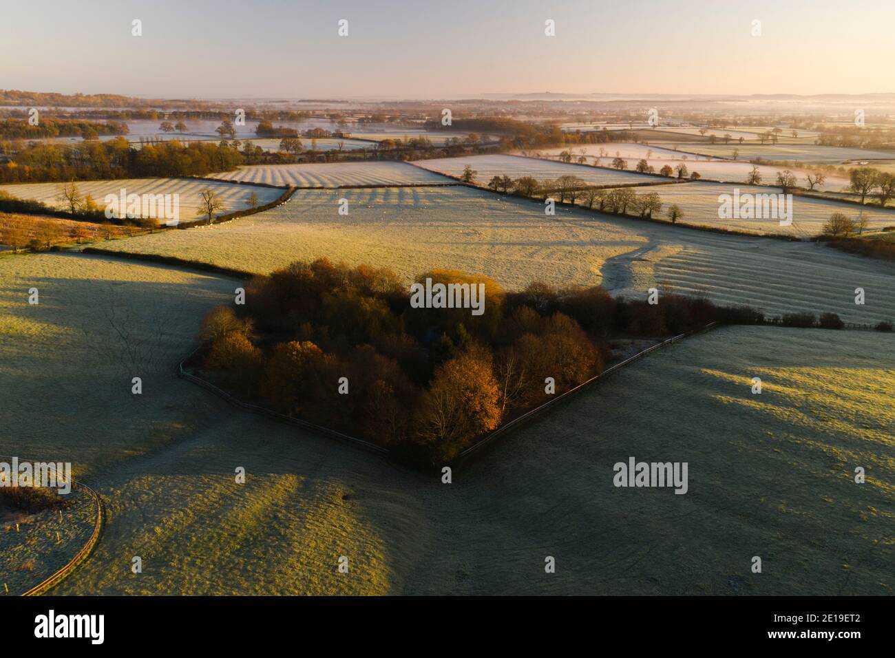 Drone autumn uk trees hi-res stock photography and images - Alamy