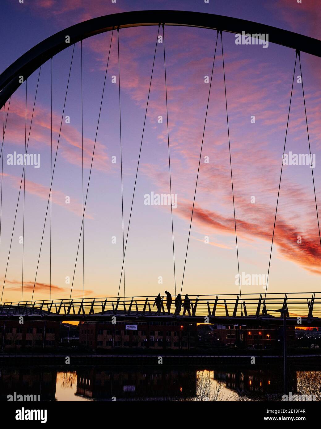 Infinity bridge reflection uk hi-res stock photography and images - Alamy
