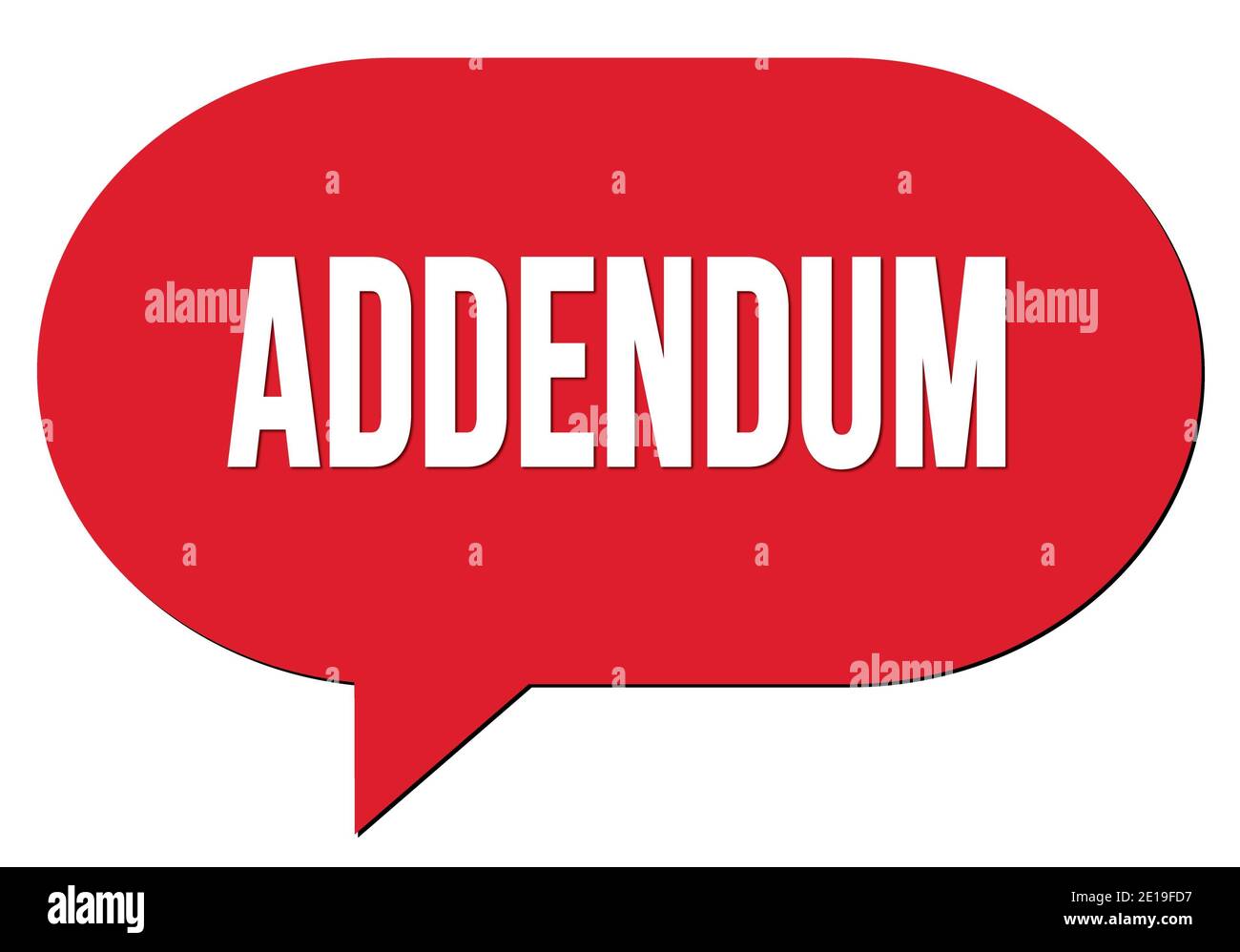 Addendum stamp hi-res stock photography and images - Alamy