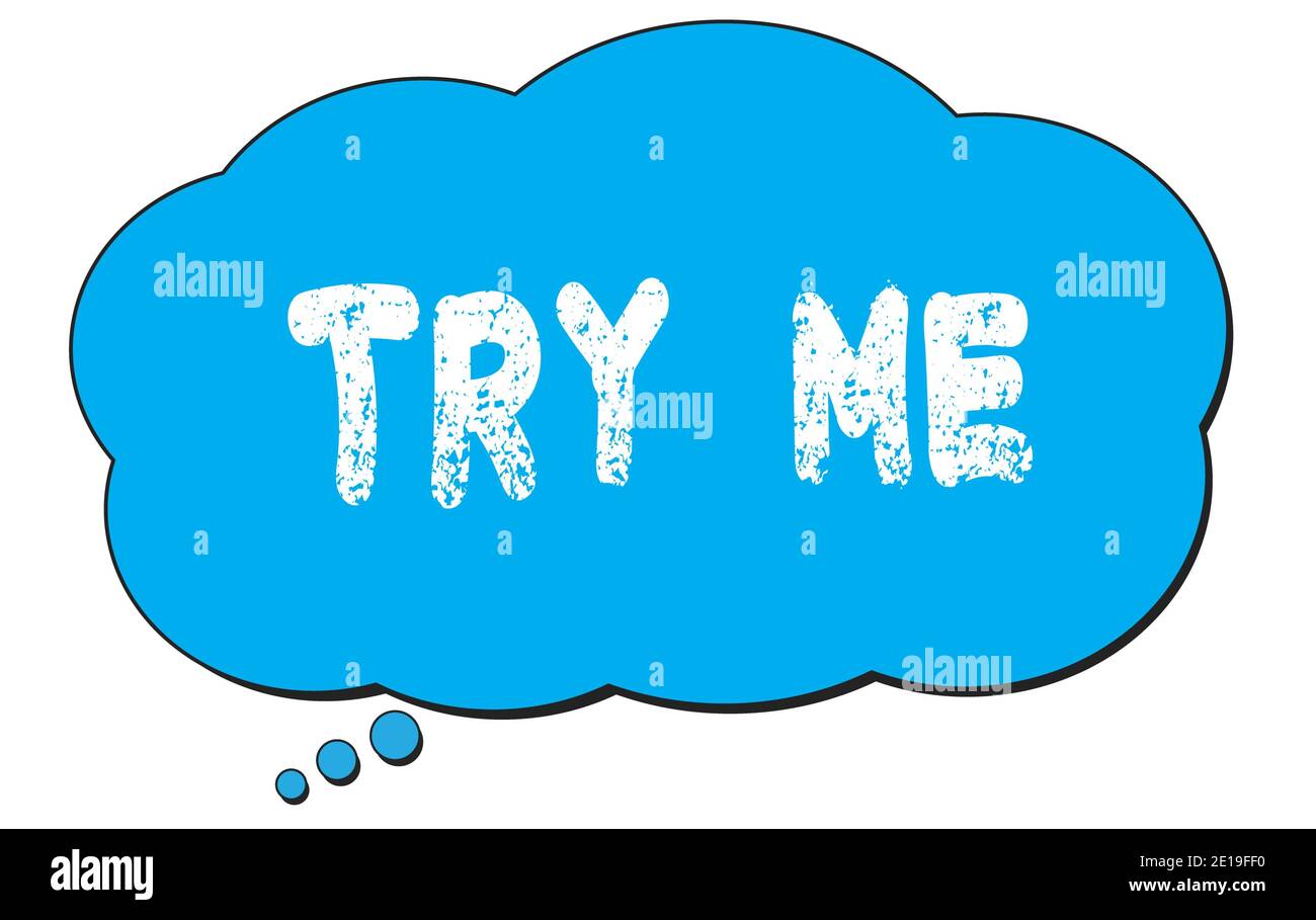 Try text on blue hi-res stock photography and images - Alamy