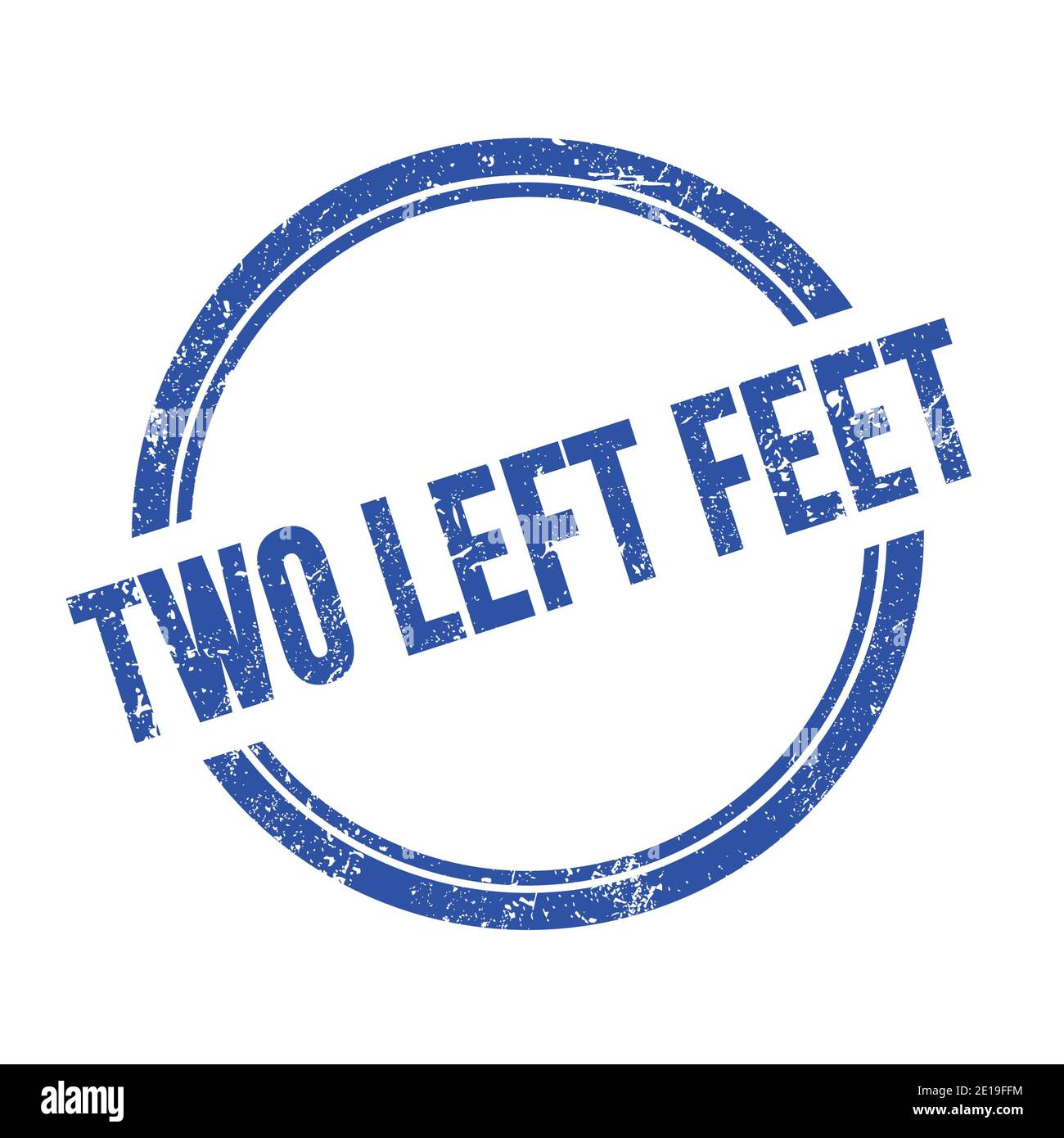 Two left feet stamp hi-res stock photography and images - Alamy