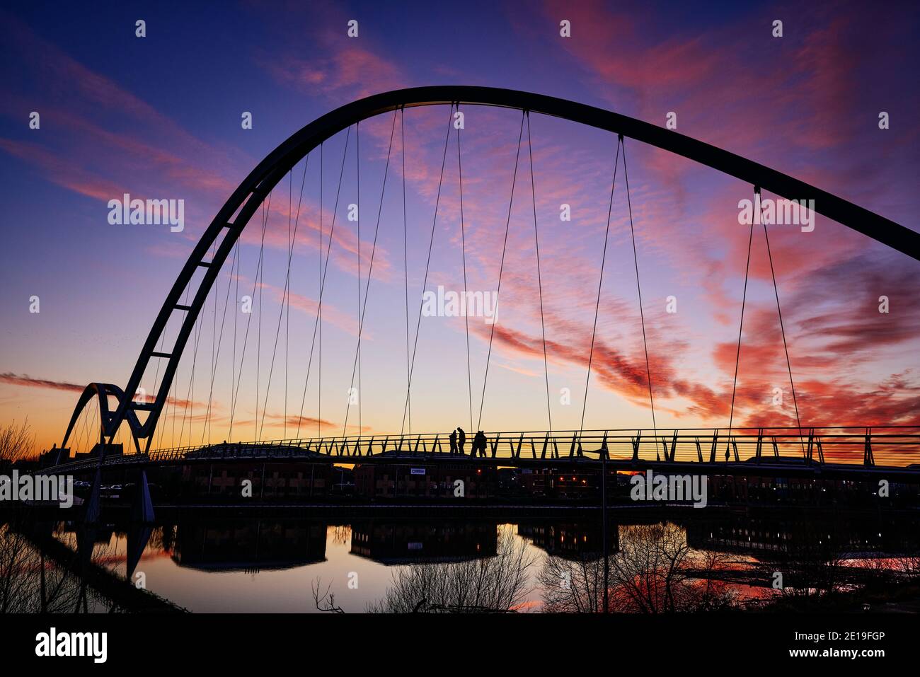 Infinity Bridge, Stockton on Tees UK Stock Photo - Alamy