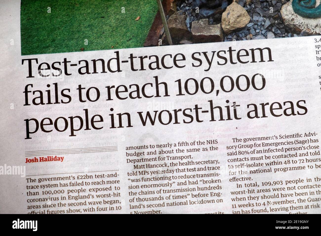 "Test-and-trace system fails to real 100,000 people in worst-hit areas ...