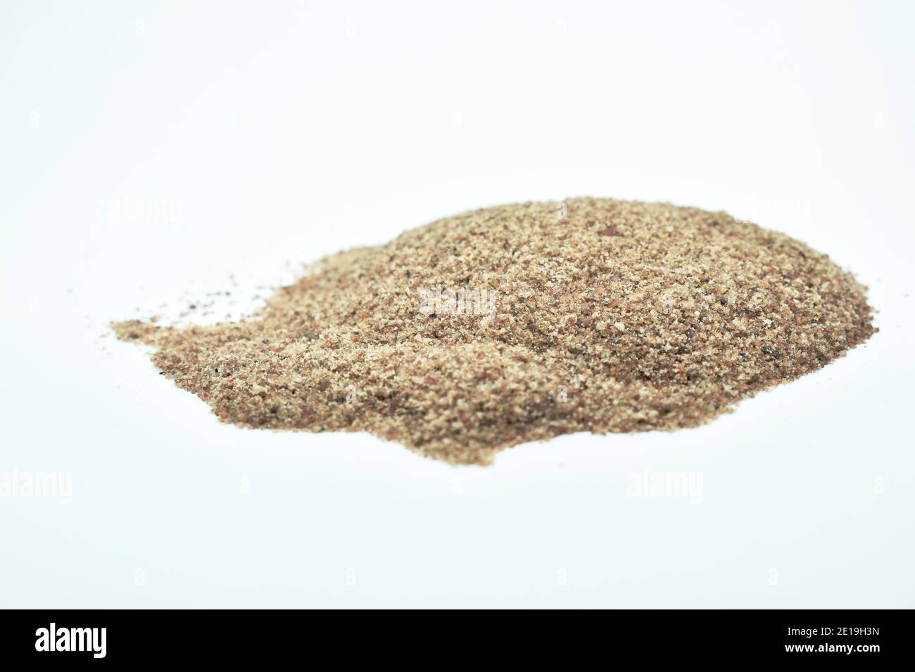 Himalayan black salt or volcanic rock salt texture and background Stock ...