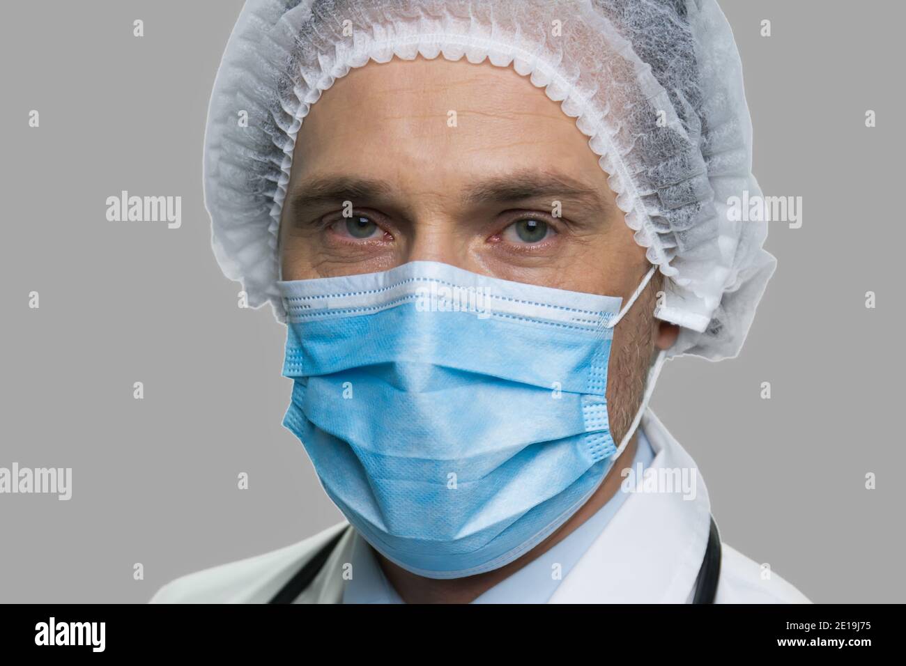 Closeup eyes male surgeon doctor hi-res stock photography and images ...