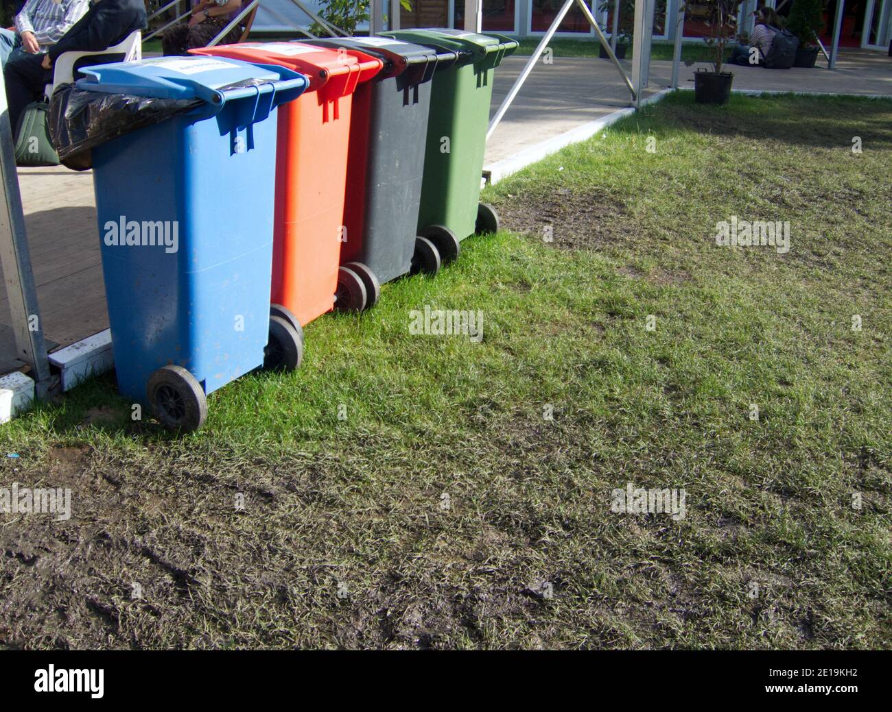 rubbish, refuse and recycling bins Stock Photo - Alamy