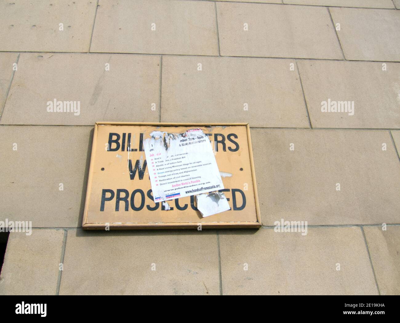 Bill posters hi-res stock photography and images - Alamy