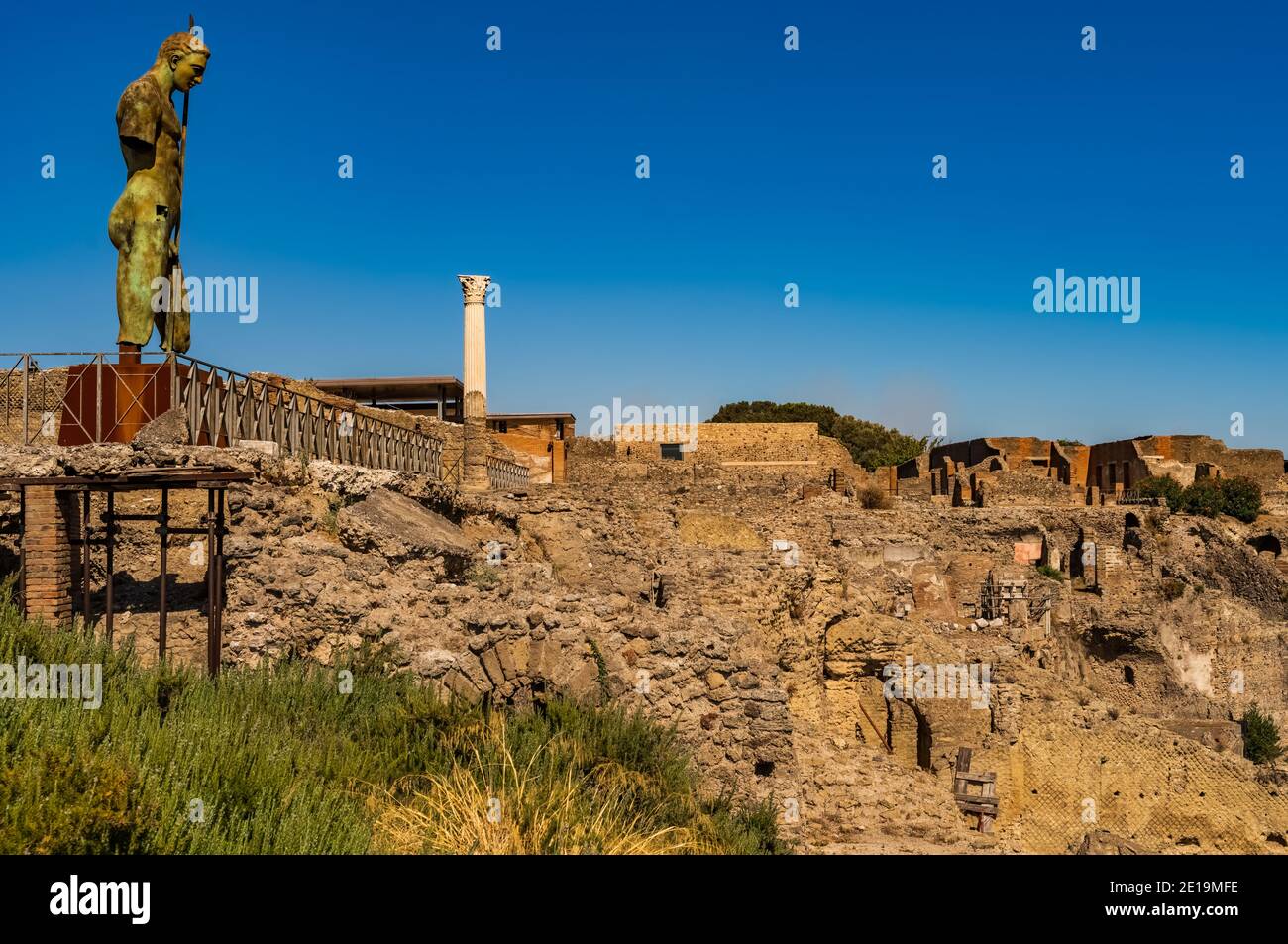Archaeological Park Campania Italy landmark Stock Photo - Alamy