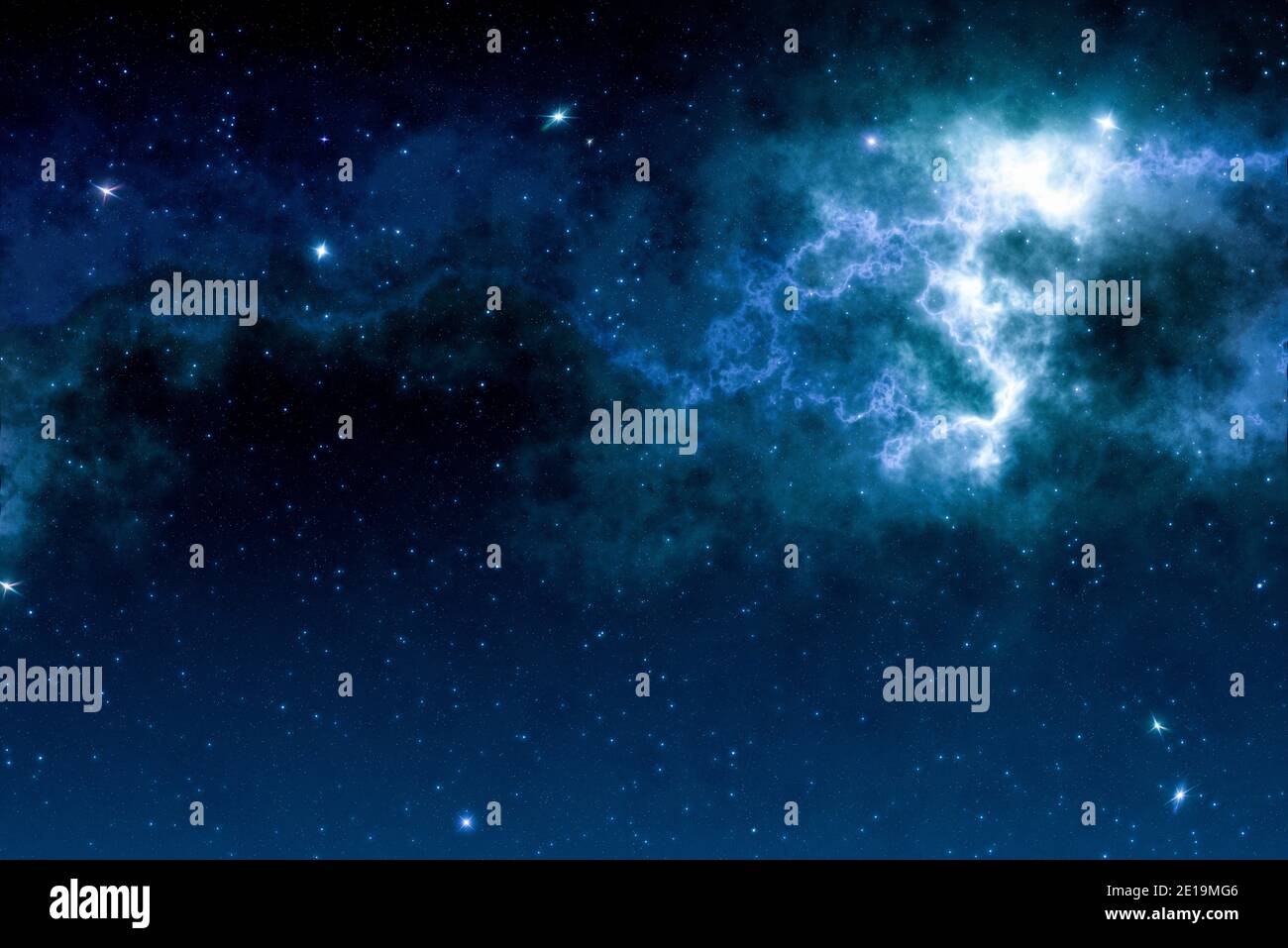 High definition star field, colorful night sky space. Nebula and ...