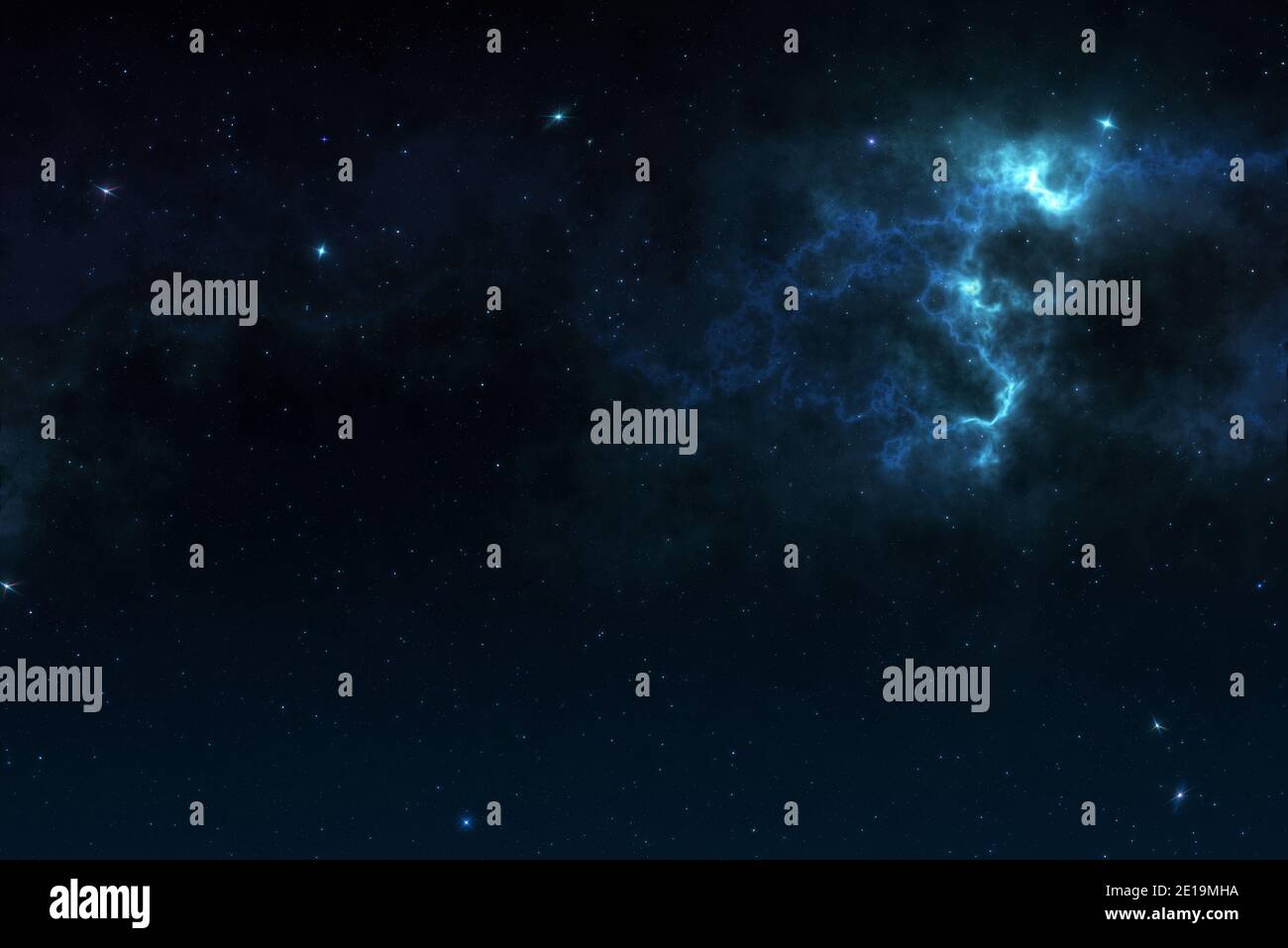 High definition star field, colorful night sky space. Nebula and ...